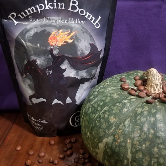 Return Of The Headless Horseman In Pumpkin Bomb Coffee